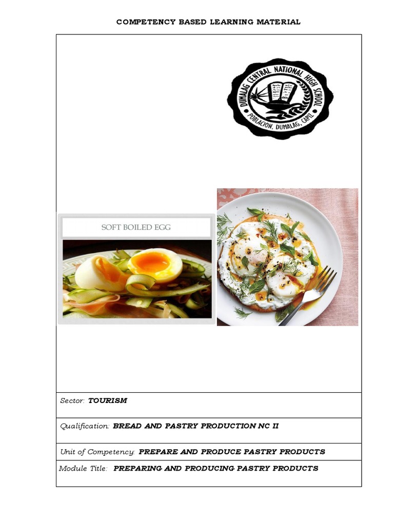 5 PTS 8 - CBLM BPP121 | PDF | Baking | Dough