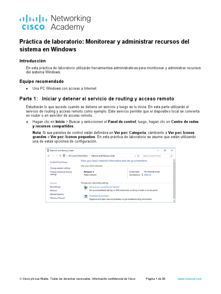 2.2.1.13 Lab - Monitor and Manage System Resources in Windows | PDF ...
