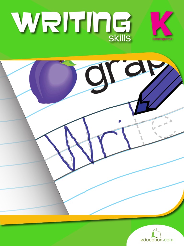 Workbook I Kindergarten I Reading & Writing - Kindergarten Writing ...