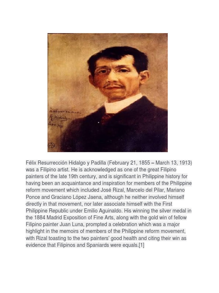 Félix Resurrección Hidalgo - Filipino Painter of 19th Century Reform ...