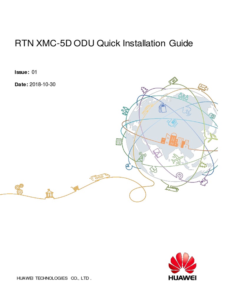 RTN XMC-5D ODU Quick Installation Guide 01 | PDF | Waveguide ...