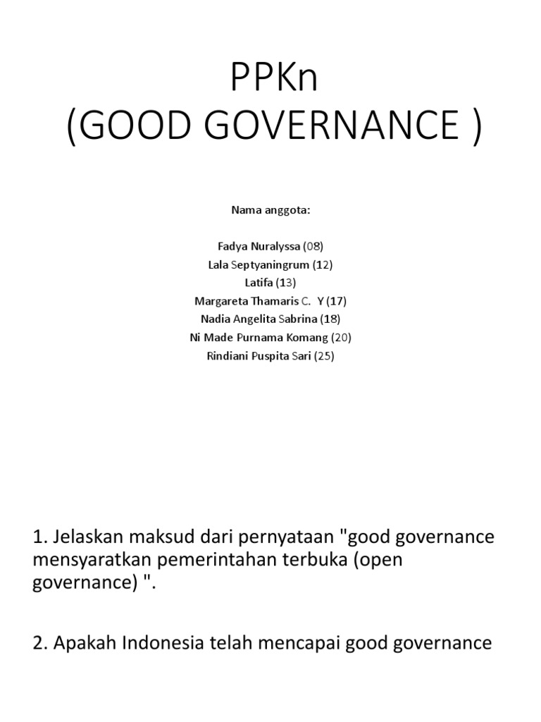 Presentasi PPKN | PDF