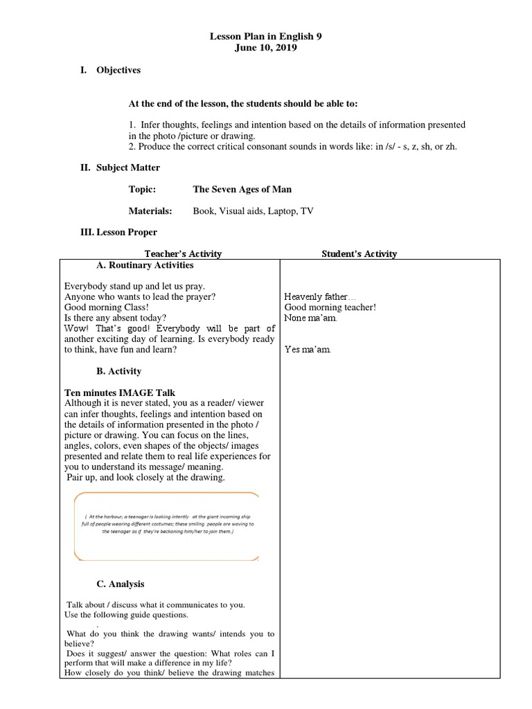 Linear VS Non-Linear Detailed Lesson Plan | PDF | Poetry | Lesson Plan