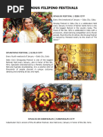 List of Festivals in CARAGA Region | PDF
