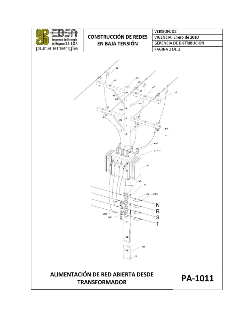 Estructuras Baja Tension | PDF | Equipo eléctrico | Ingeniería de ...