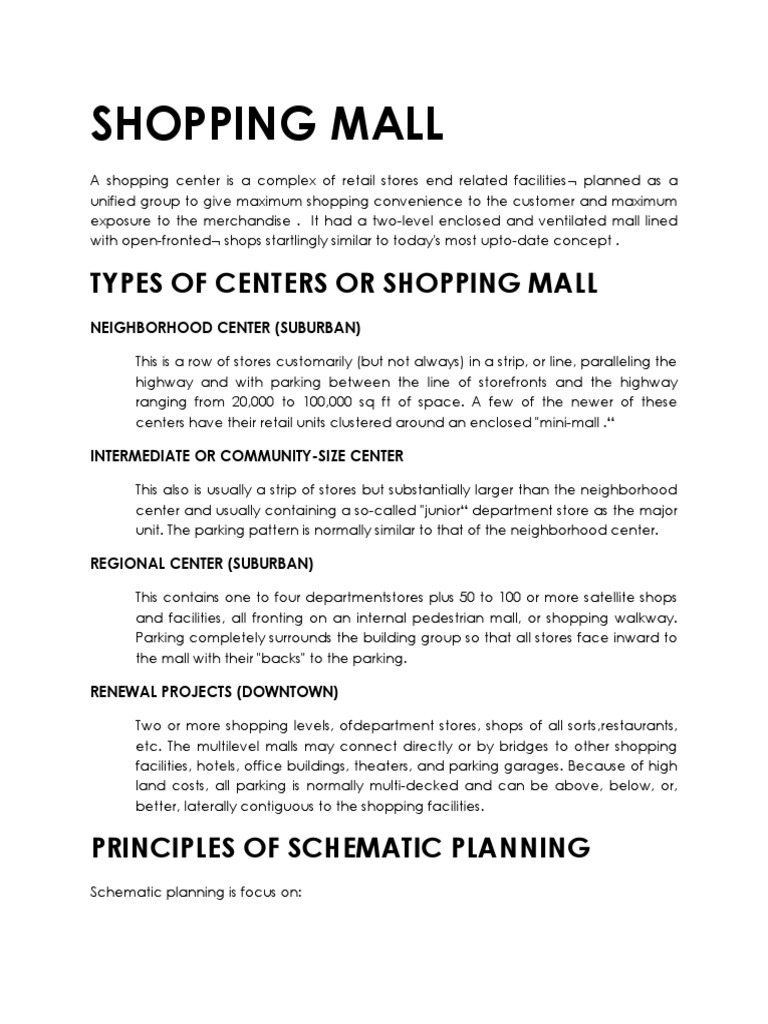 Shopping Mall F | PDF | Retail | Shopping Mall