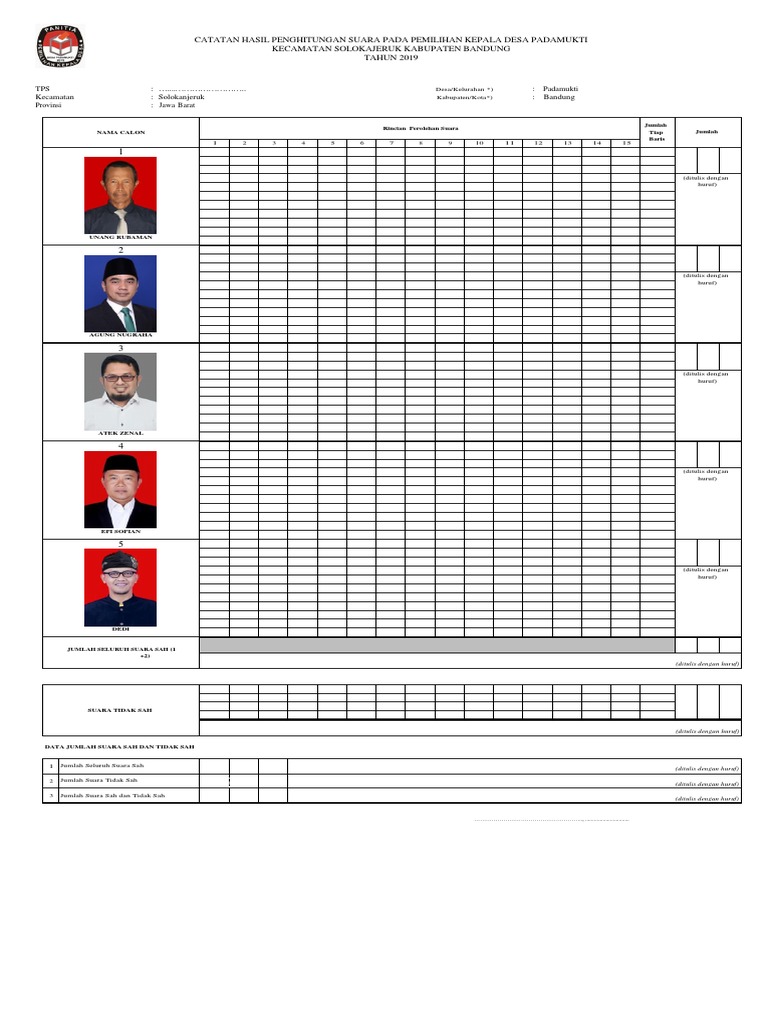 C1 Plano pILKADES 2019 | PDF C1 Plano pILKADES 2019 | PDF