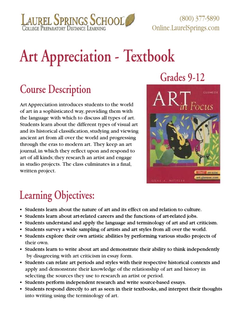 Art Appreciation Course | PDF | Renaissance | Gothic Architecture