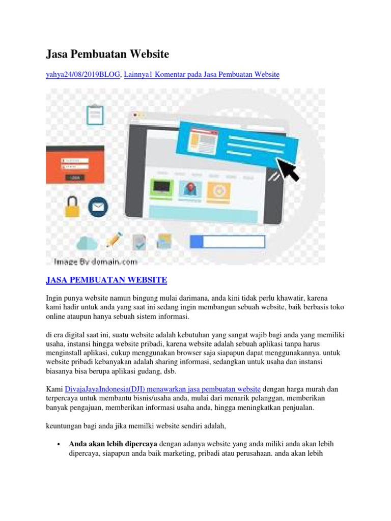 Jasa Pembuatan Website | PDF