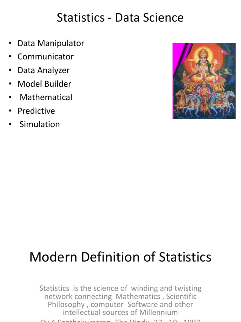 Scope of Statistics III | PDF | Science