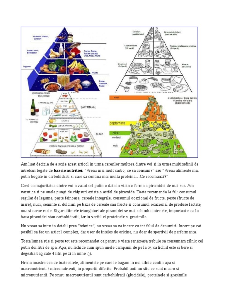 Tabel Calorii Alimente | PDF