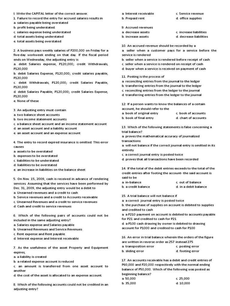 Adjusting Entries and Their Effects | PDF | Debits And Credits | Expense