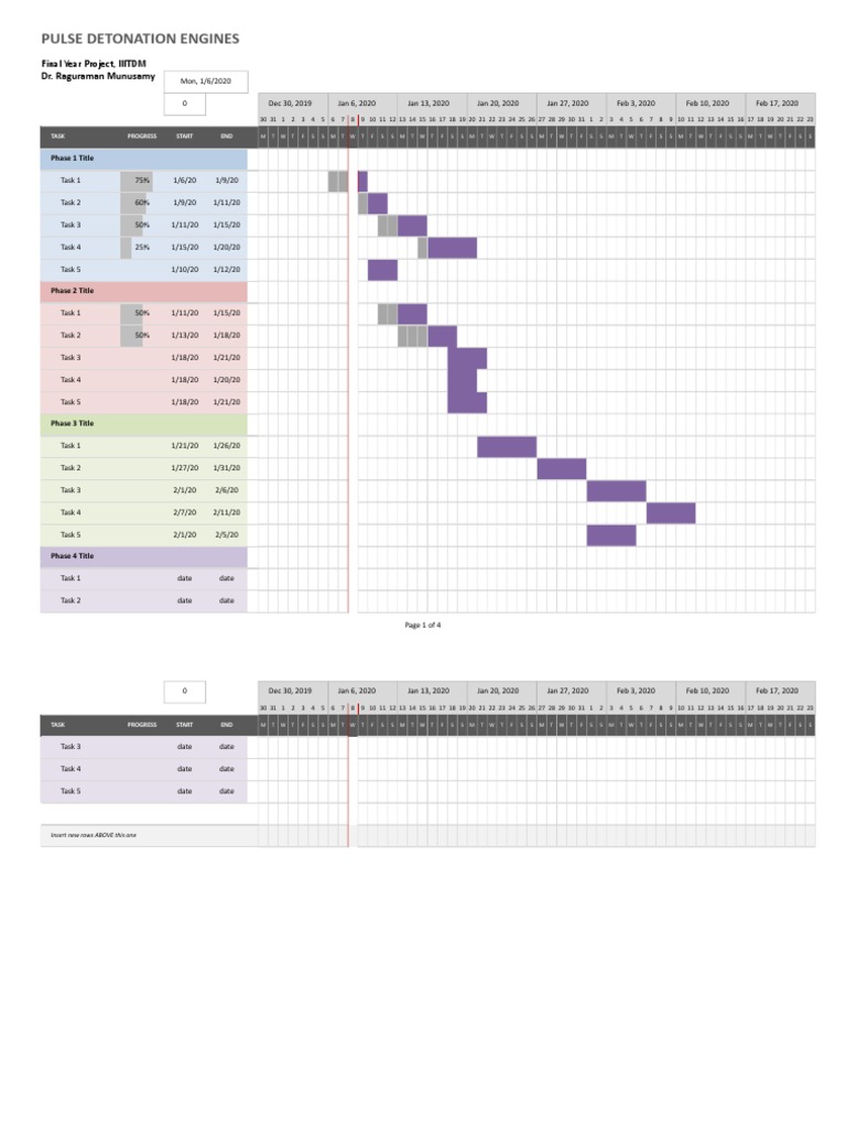 Gannt Chat - Progress Tracker | PDF | Spreadsheet | Computing