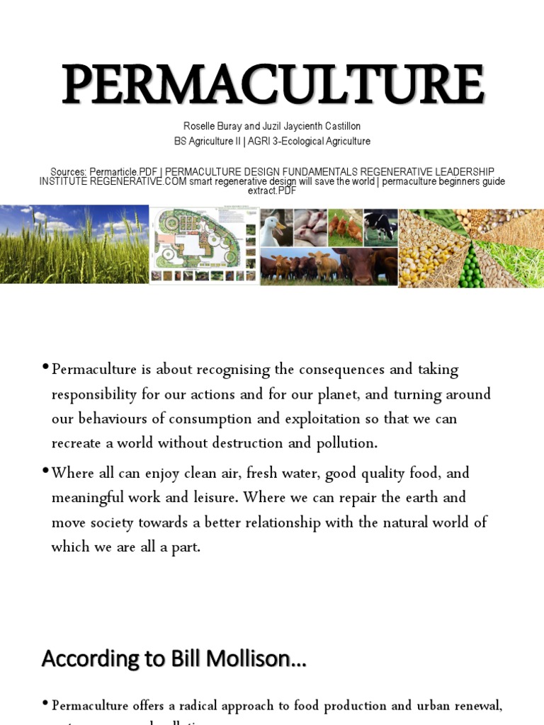 PERMACULTURE | PDF | Permaculture | Environmental Science