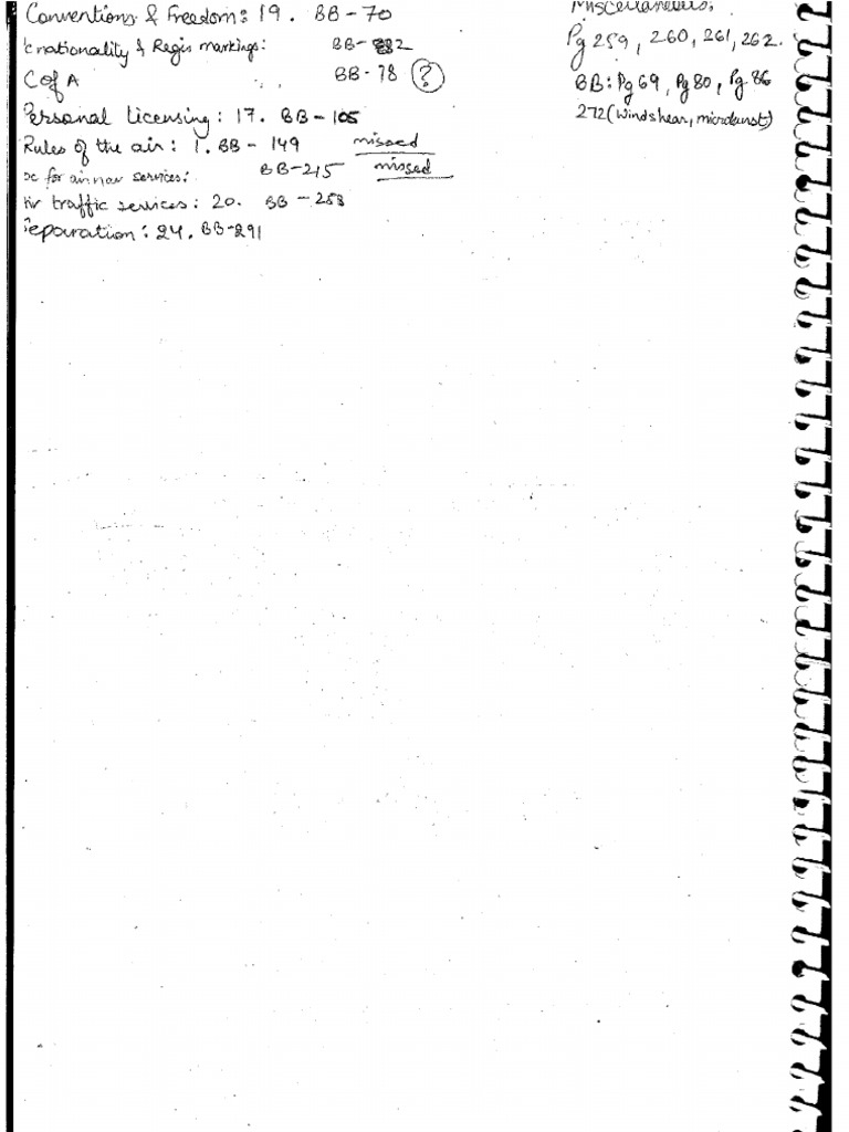 Air Regulation Notes | PDF