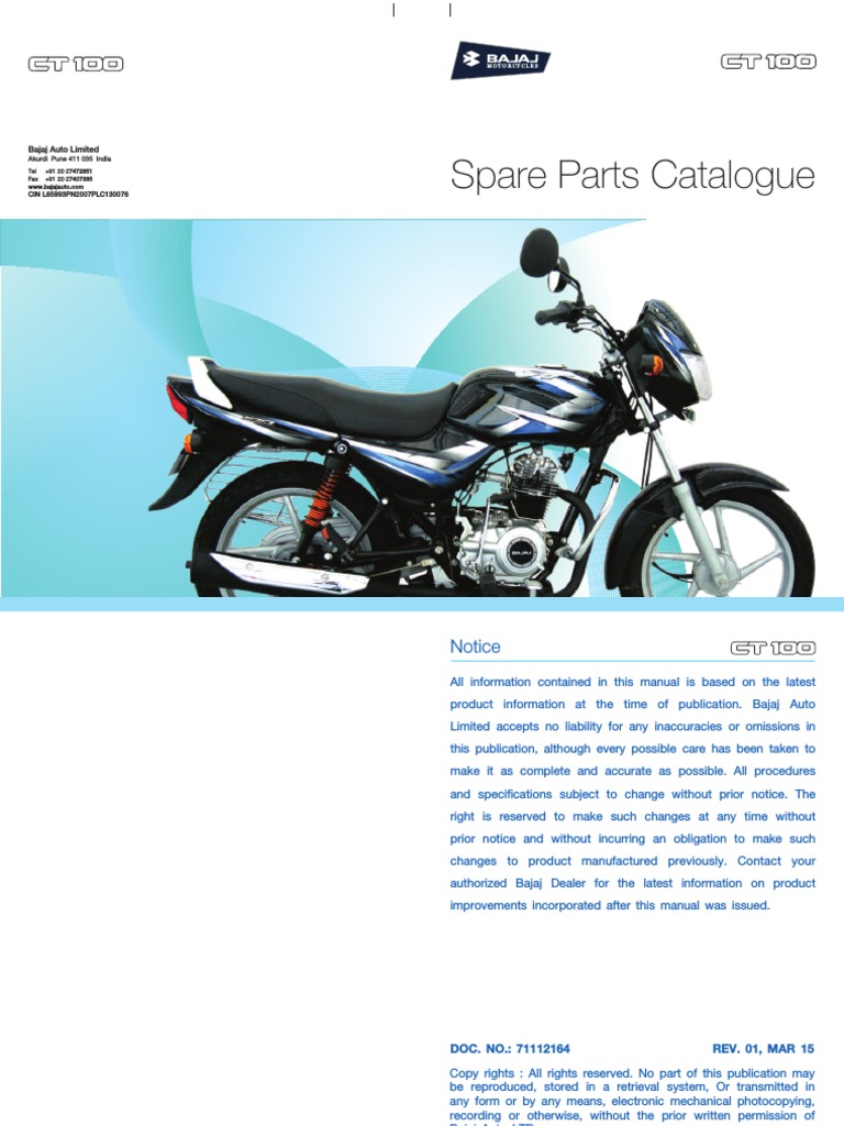 CT - 100 - SPC - Rev01 Mar 2015 | PDF | Transmission (Mechanics ...