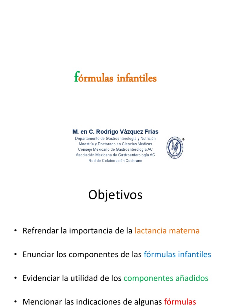 Taller de Formulas Infantiles 2016 E5cf | PDF | Leche | Obesidad