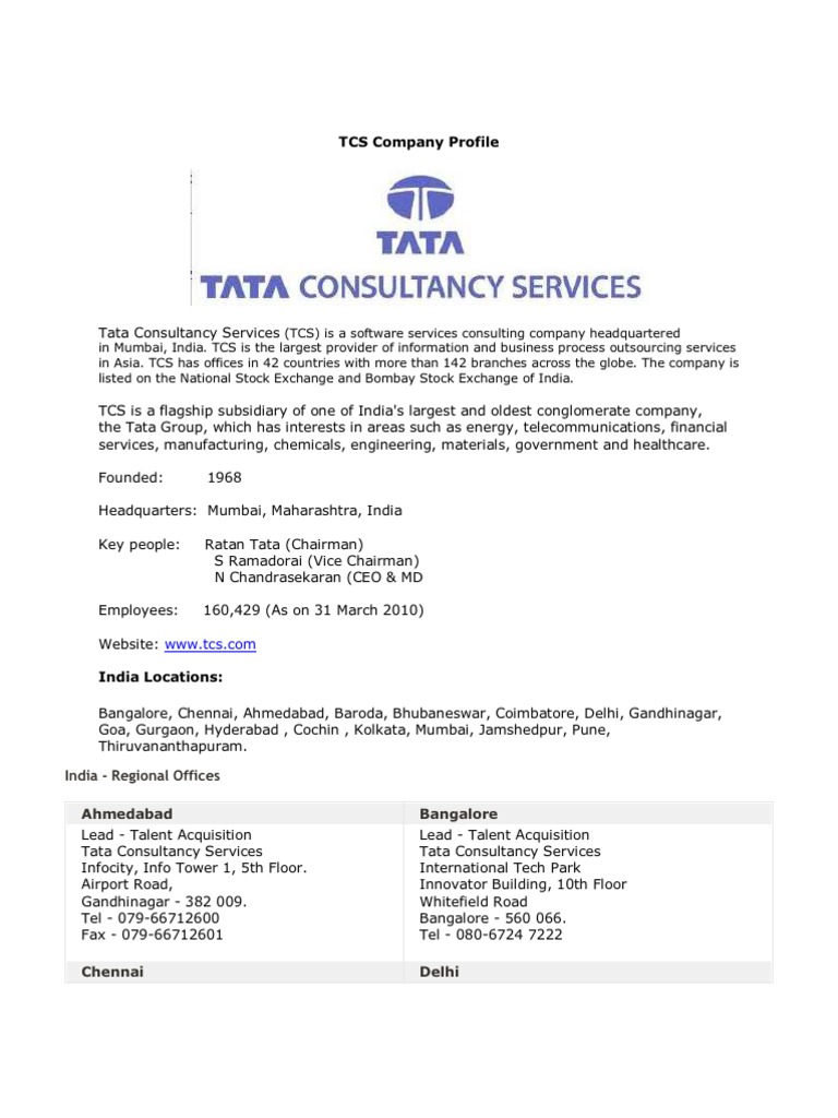 TCS | PDF | Economy Of India | Business