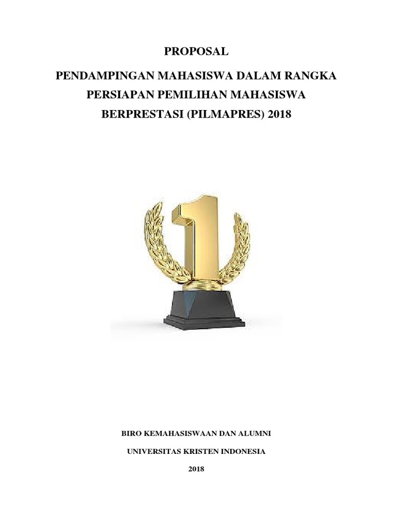 Pendampingan Mahasiswa Pilmapres 2018 | PDF