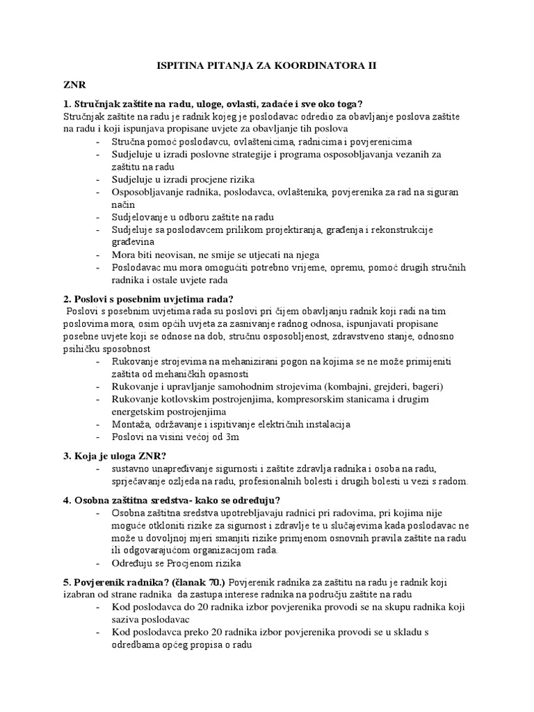 Koordinator 2 - Skripta | PDF