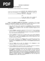Employee Training Bond Agreement | PDF | Civil Law (Legal System ...