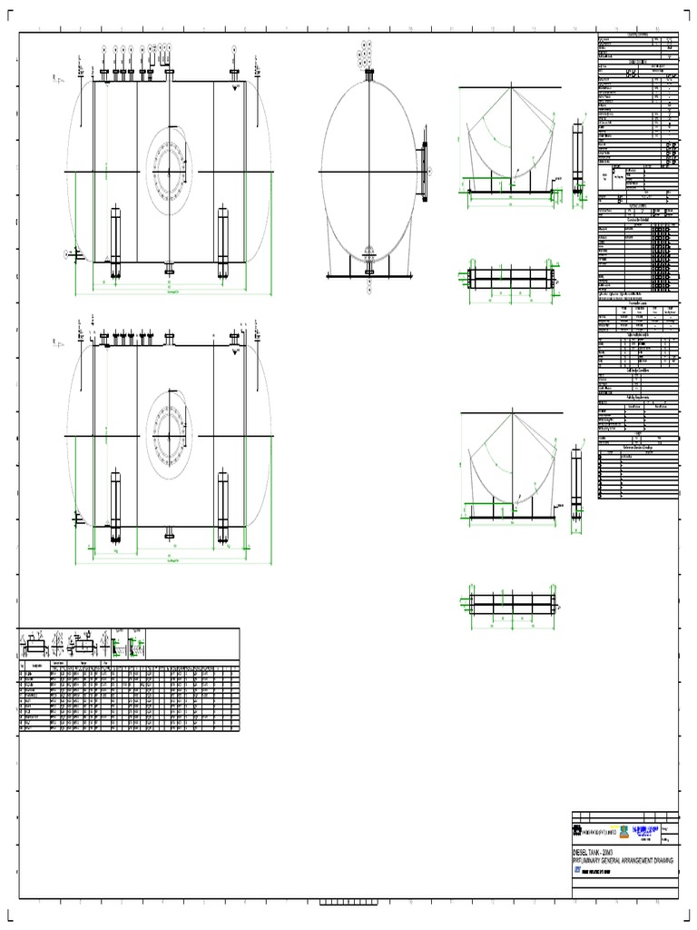 Diesel Tank 20m3 R0 GA | PDF