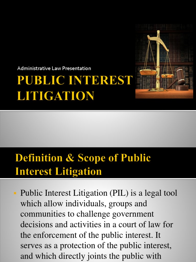 Public Interest Litigation | PDF | Writ | Habeas Corpus