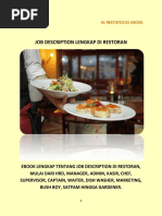 Contoh Prosedur Instruksi SOP Waiter Restoran | PDF