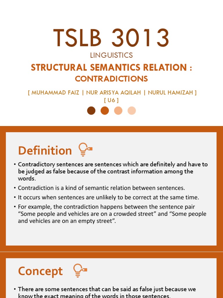 Contradictions | PDF | Contradiction | Semantics