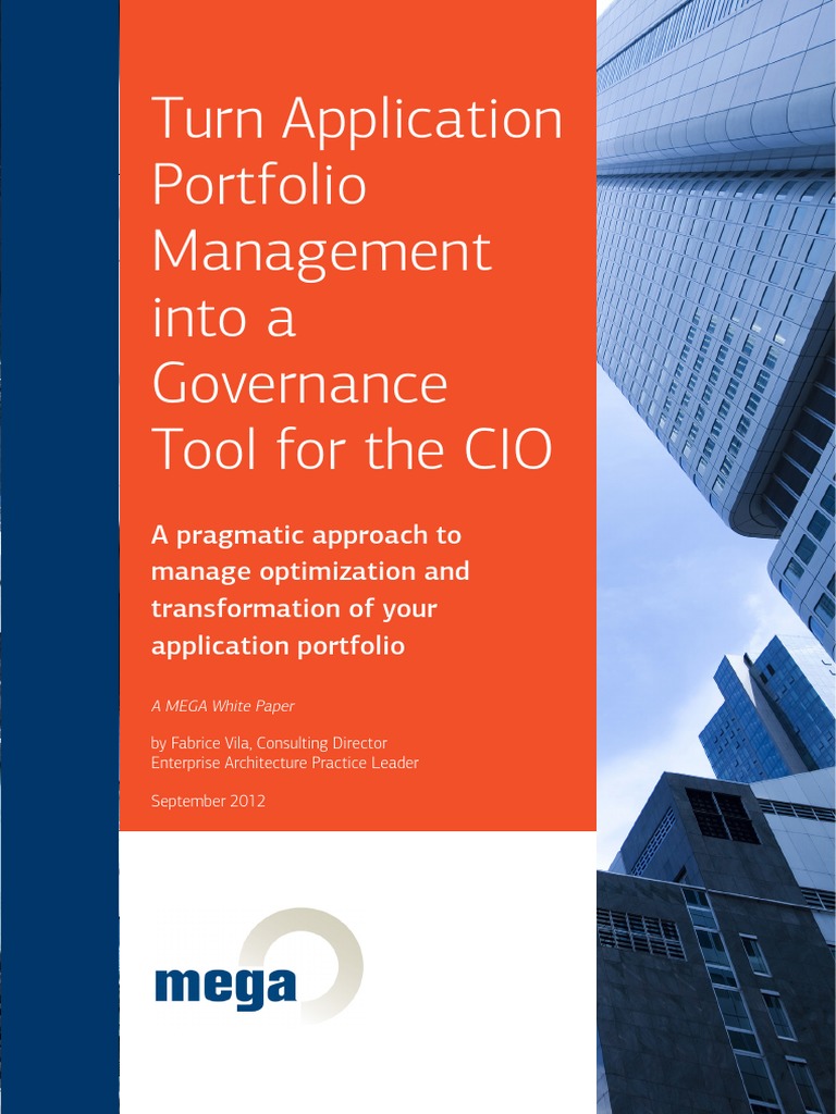 MEGA White Paper - Application Portfolio Management | PDF | Business ...