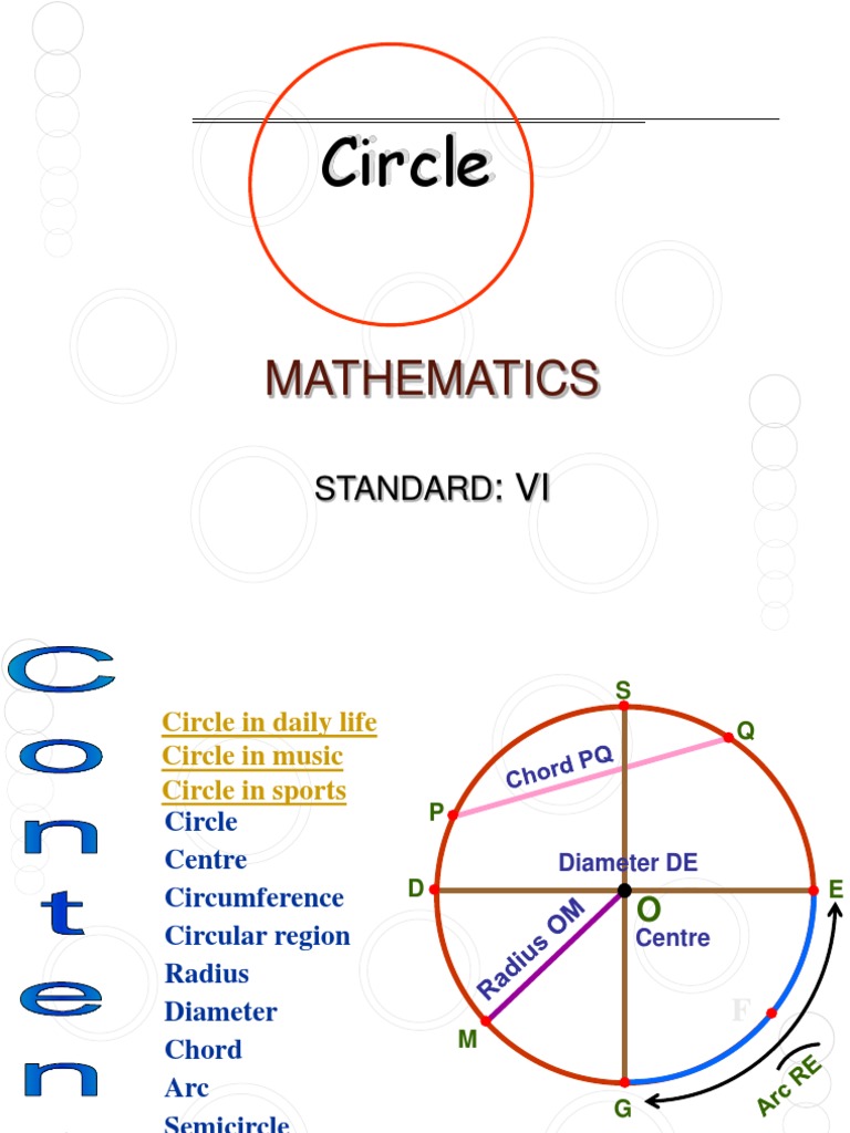 Circle | PDF | Circle | Diameter
