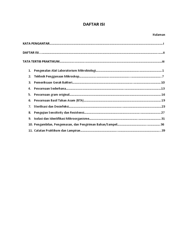 Modul Praktikum Mikrobiologi | PDF