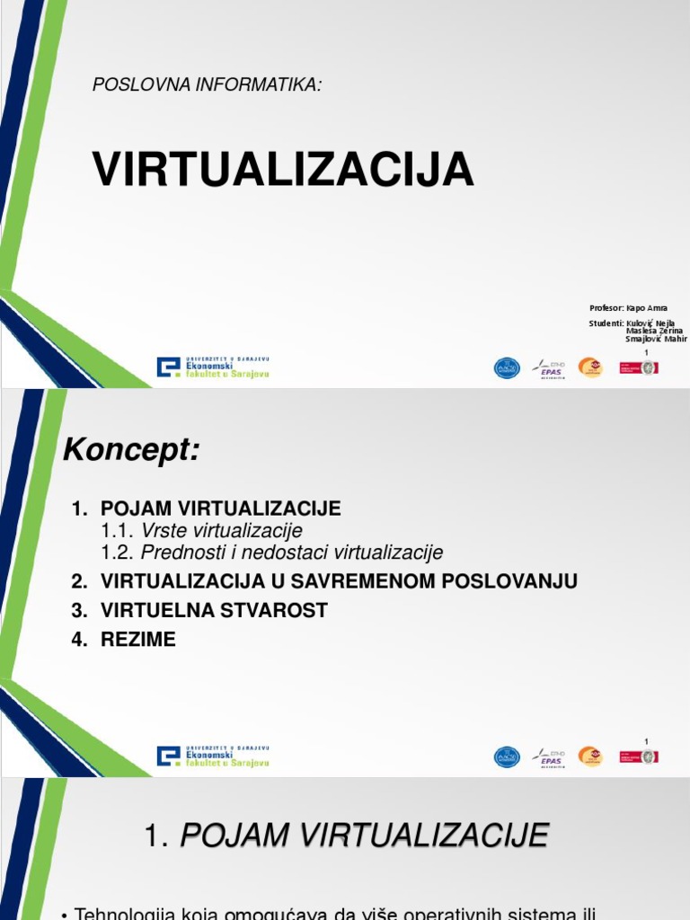 Poslovna Informatika - Finalna Prezentacija | PDF