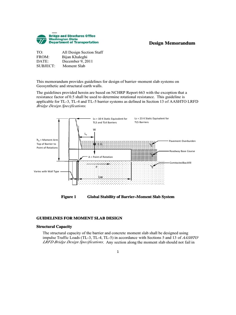 08-2011 Friction Slab Crash Barrier PDF | PDF | Geotechnical ...