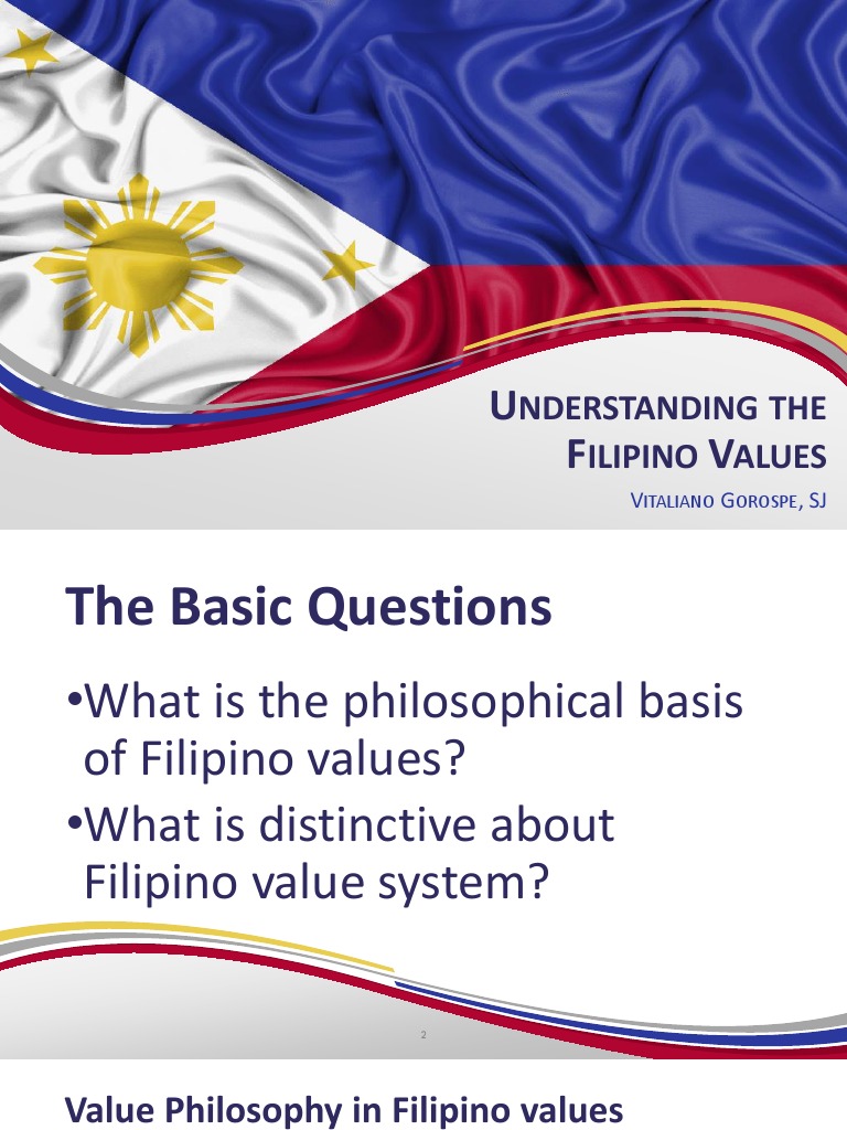 Understanding The Filipino Values PDF | PDF | Value (Ethics) | Morality