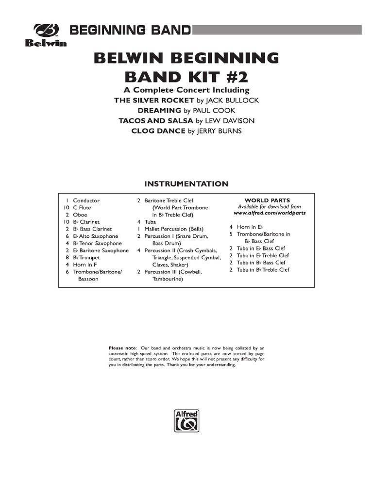 Belwin Beginning Band Kit 2 PDF | PDF