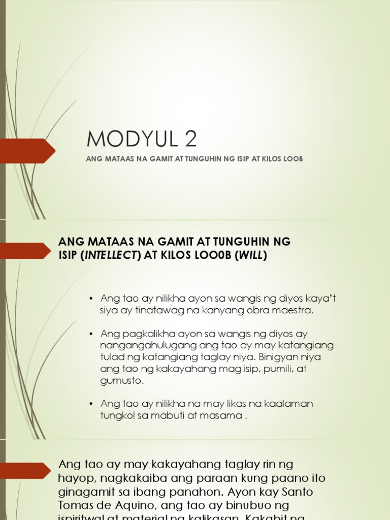 MODYUL 2 Esp Project (Autosaved) | PDF