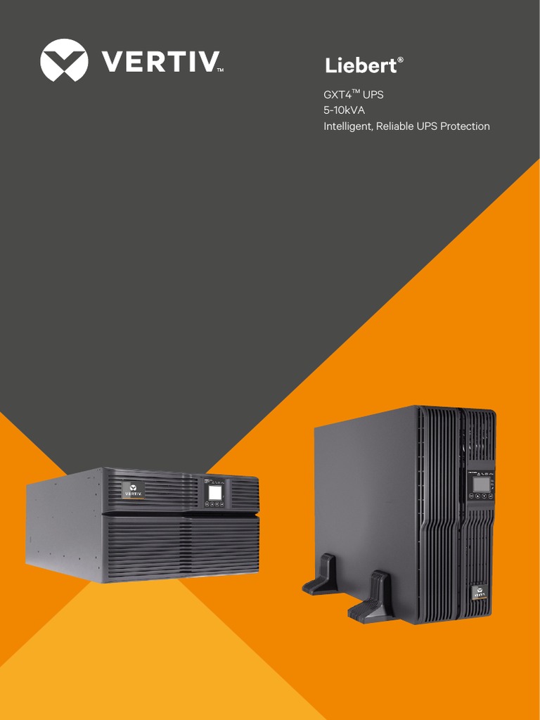 Liebert gxt4 Brochure 5kva To 10kva | PDF | Computer Monitor ...