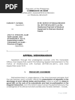 Sample COA AOM Reply | PDF