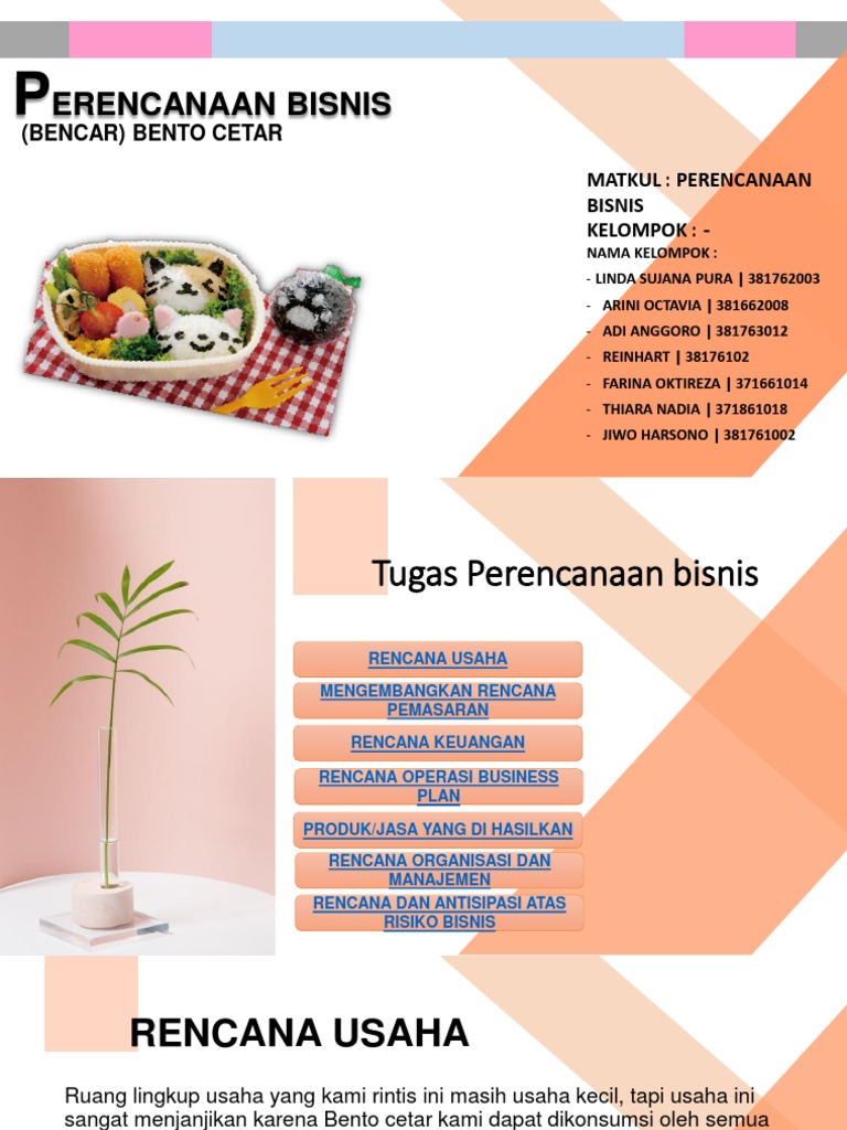 Contoh Perencanaan Bisnis | PDF