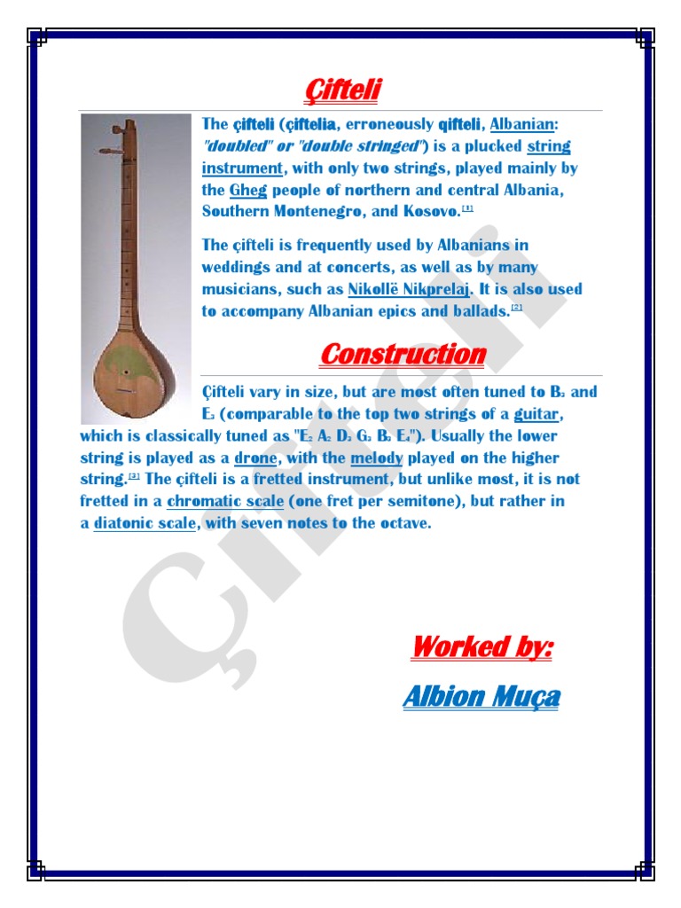 Çifteli English Albi 2019 | PDF | Language Arts & Discipline