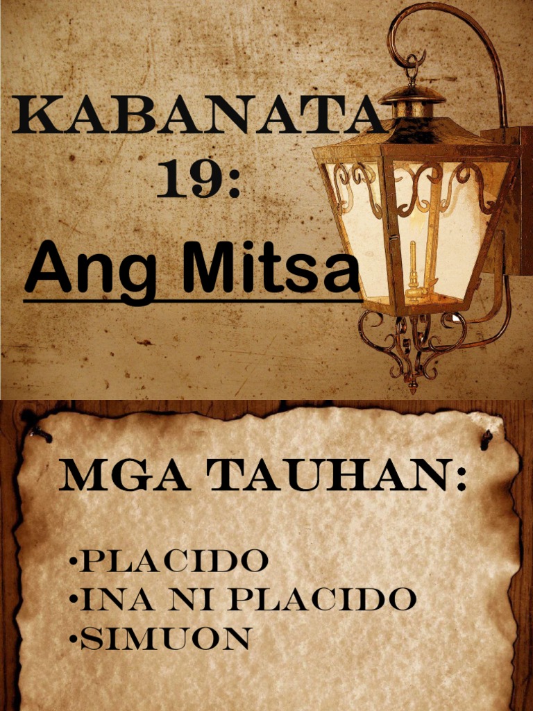 KABANATA 19 Ang Mitsa | PDF