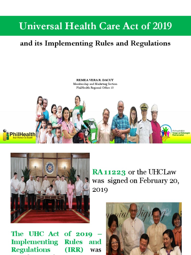 RA 11223 (UHC Act) For Stakeholders - 1 PDF | PDF | Health Maintenance ...