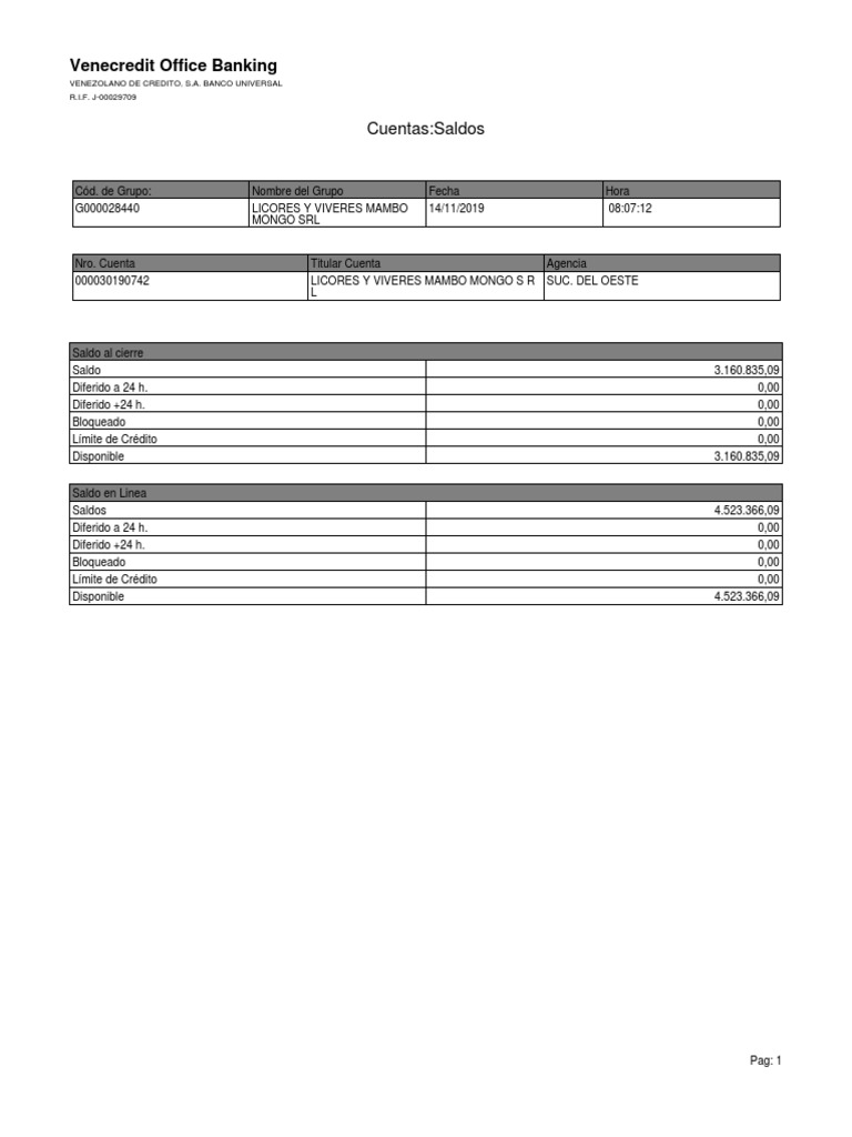 Saldo PDF | PDF | Bancario | Finanzas (general)