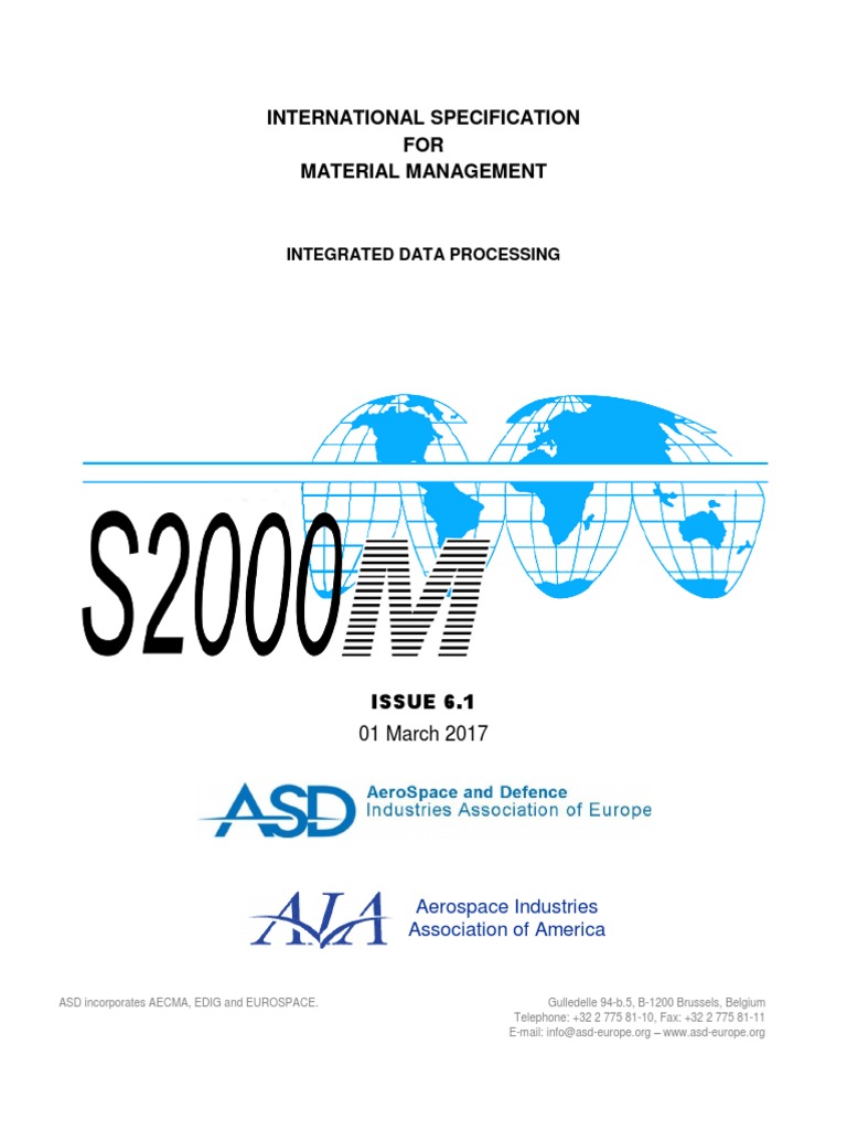 ASD - S2000M - Issue 6 - 1 - 20170301 PDF | PDF | Specification ...