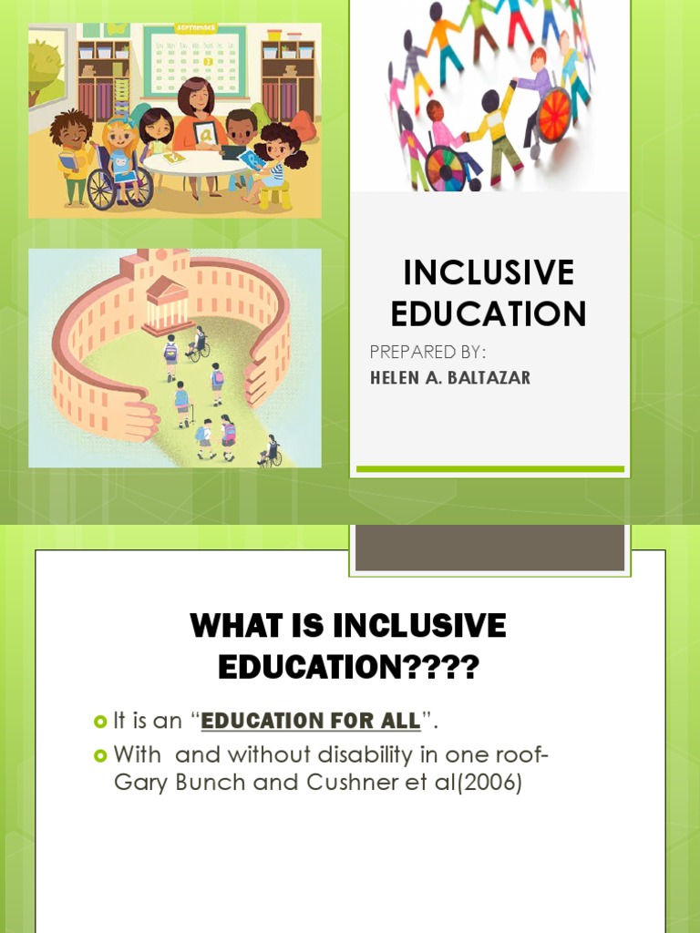 Inclusive Education | PDF