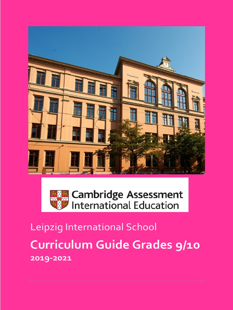 Curriculum Guide 2019-21 | PDF | Curriculum | Test (Assessment)