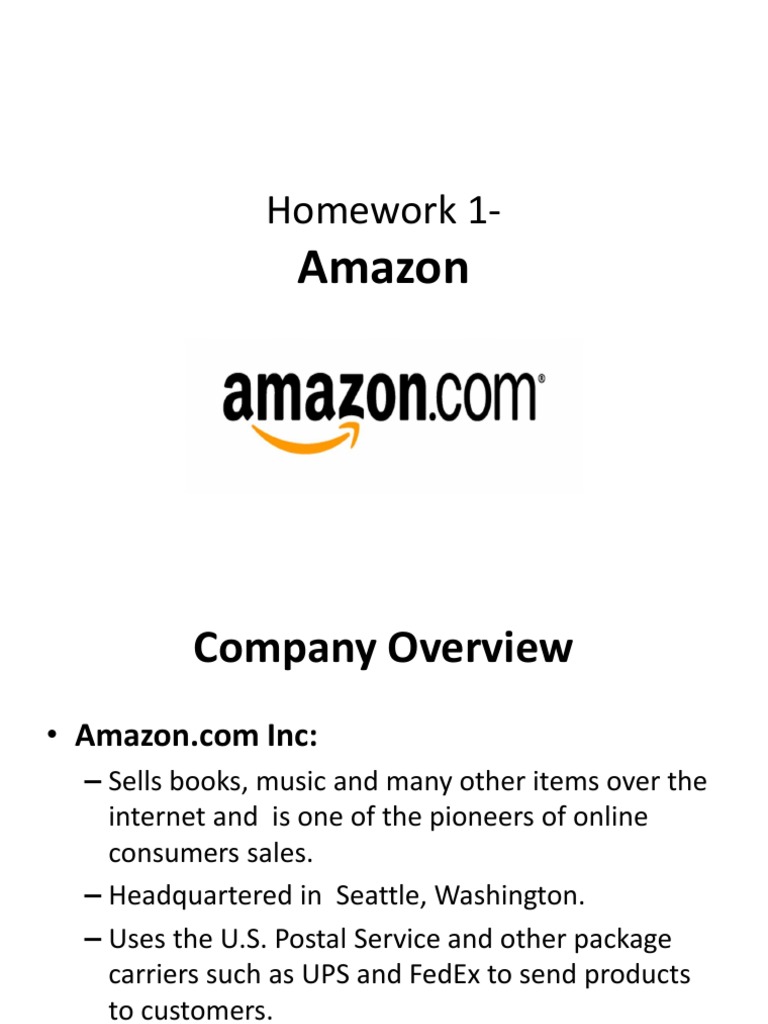 1 - AMAZON Solution | PDF | Retail | E Commerce