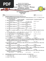 Learning Module: Mathematics Grade 9 Quarter 1 | PDF | Quadratic ...