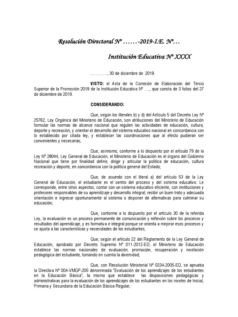 RD Sobre El Tercio Superior | PDF | Educación primaria | Educación ...